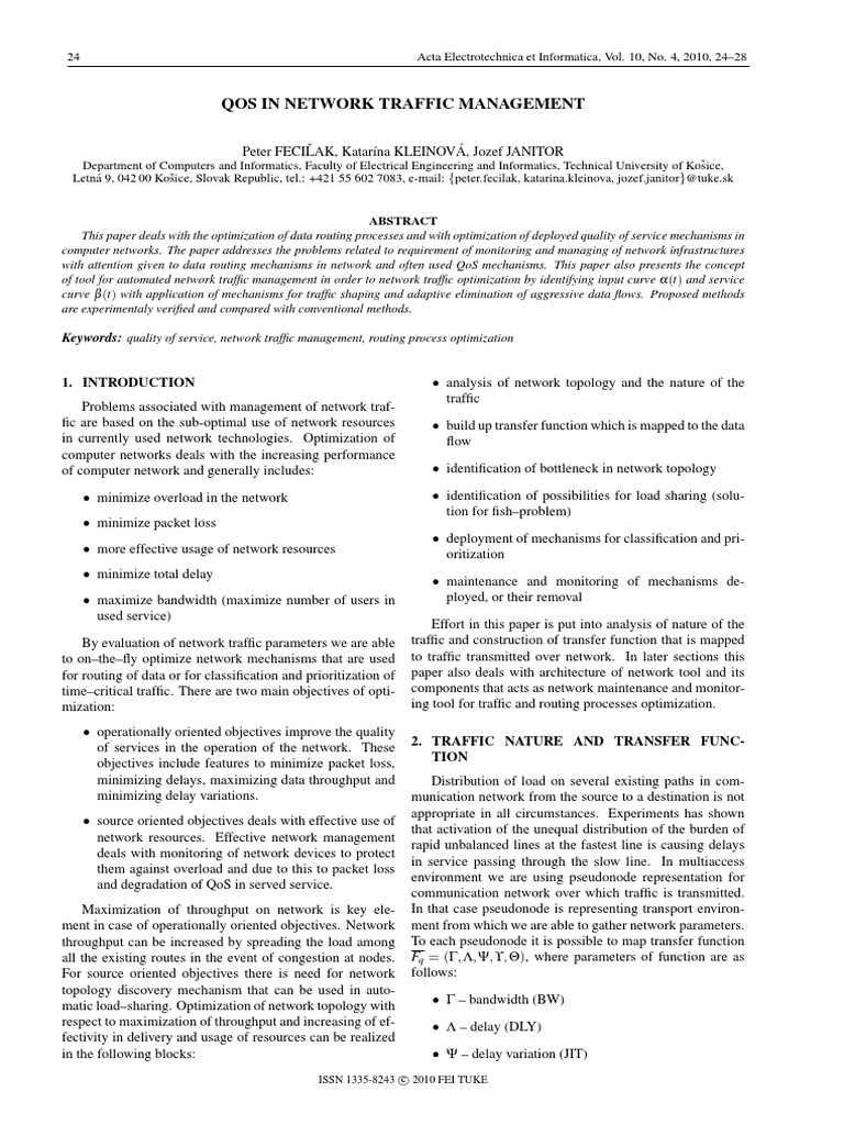 06 Fecilak | PDF | Computer Network | Quality Of Service