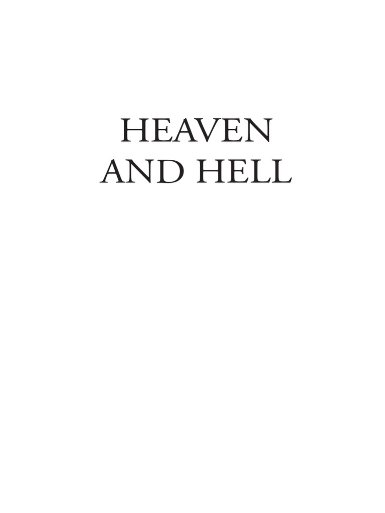 Heaven and Hell | PDF