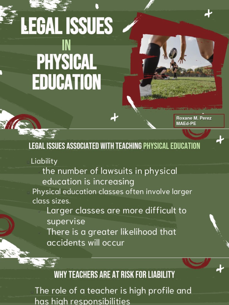 Legal Liability in Physical Education | PDF | Teachers | Negligence