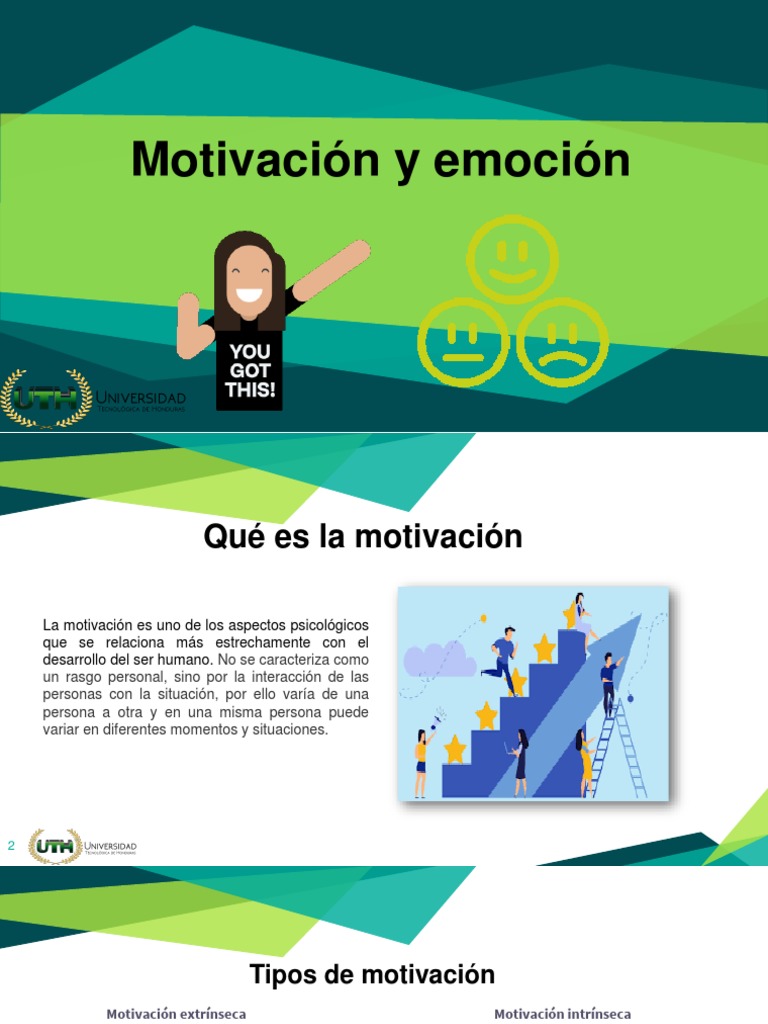 Motivacion y Emocion | PDF | Motivacional | Motivación