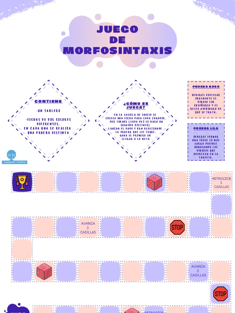 Juego de Morfosintaxis | PDF