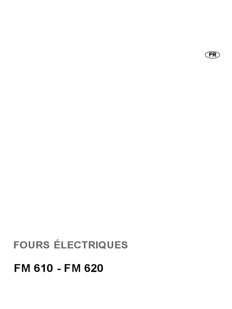 Four Faure FM 610 | PDF