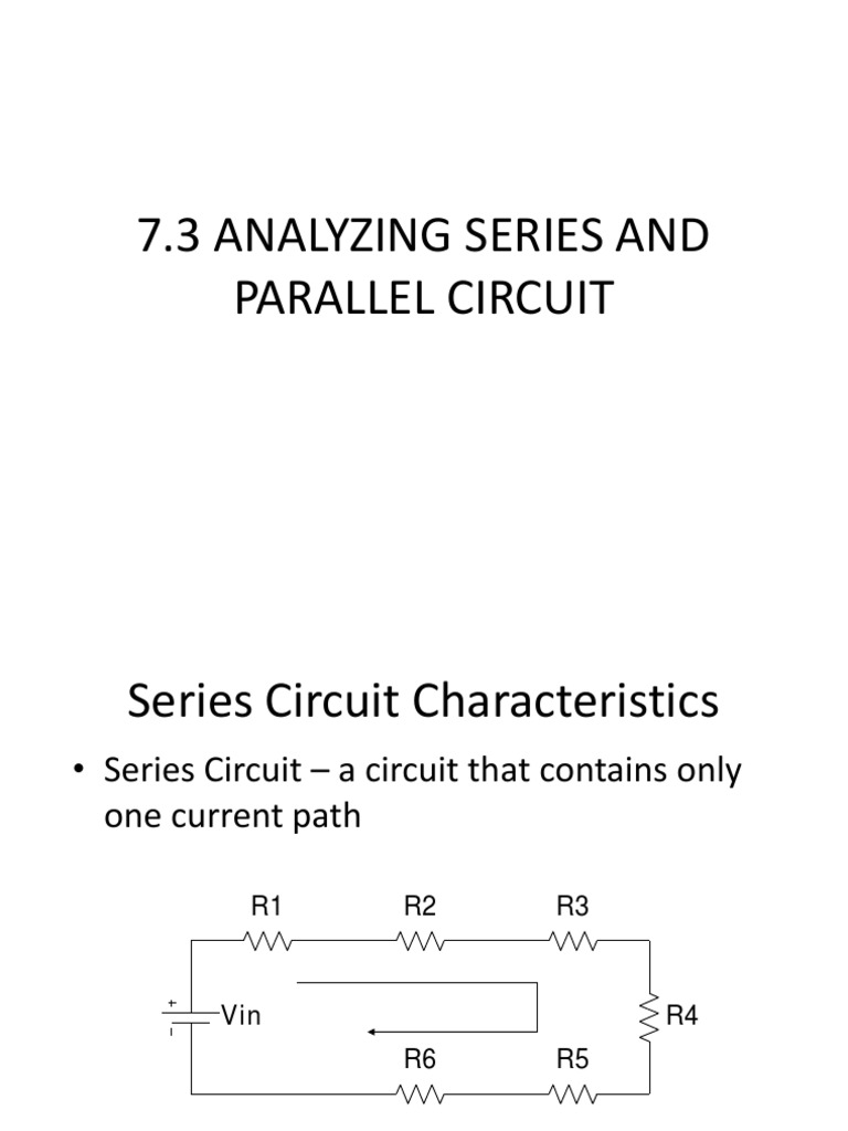 Series N Parallel | PDF | Series And Parallel Circuits | Electrical Network
