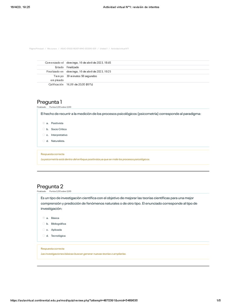 Revisión intentos actividad virtual investigación | PDF | Investigación cuantitativa ...