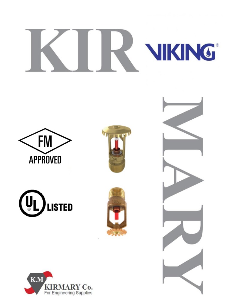 Viking Sprinkler Submittal | PDF | Materials