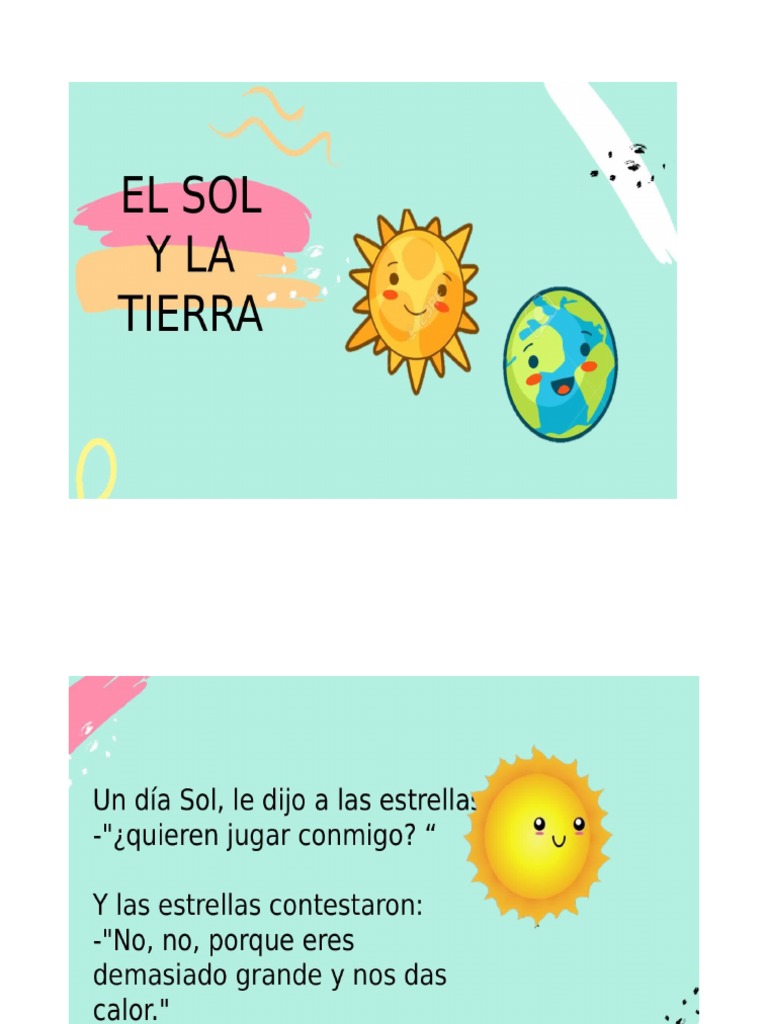 Cuento de La Tierra y El Sol | PDF