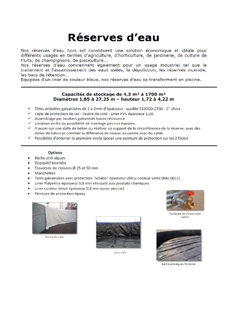 Fiche Technique-1 Galva | PDF