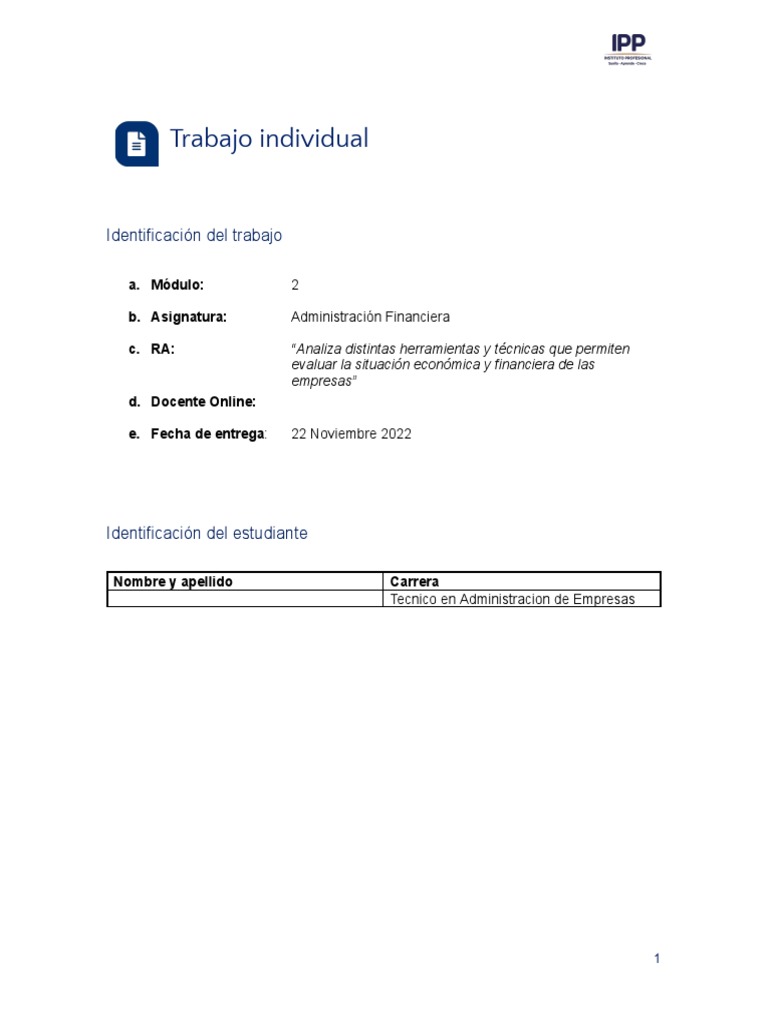 TIM2 - Administracion Financiera | PDF