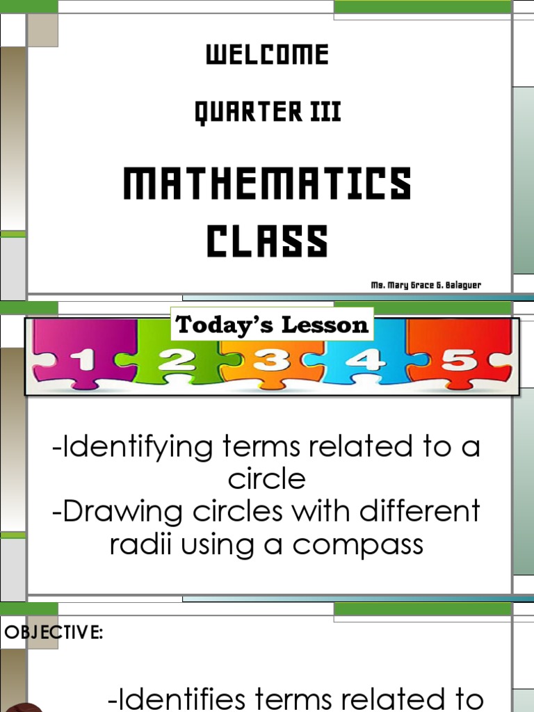 M5-Q3-W5-L9-L10-Identifying Terms Related To Circle & Drawing Circles ...