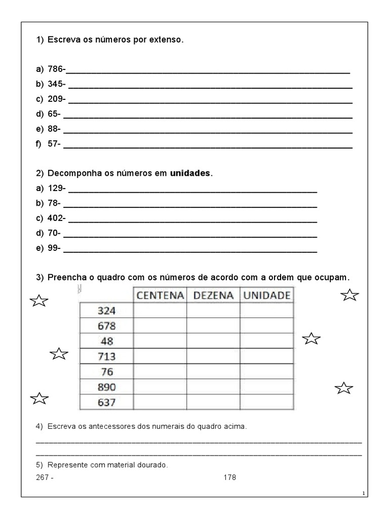 Revisao Matemática Teste - 3º Ano | PDF