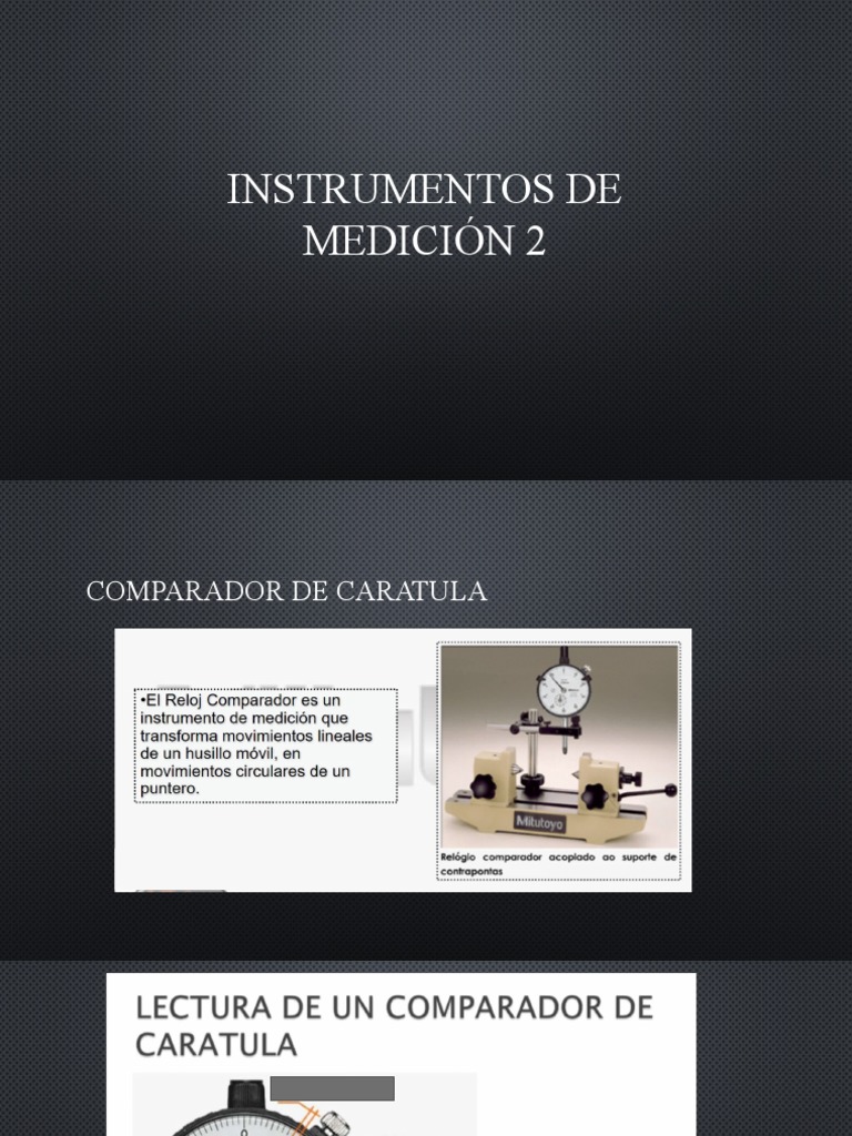 Instrumentos de Medición 2 | PDF | Tolerancia de ingeniería | Medición