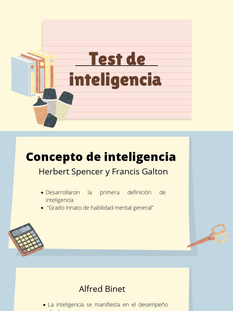 Test de Inteligencia. | PDF | Inteligencia | Aprendizaje