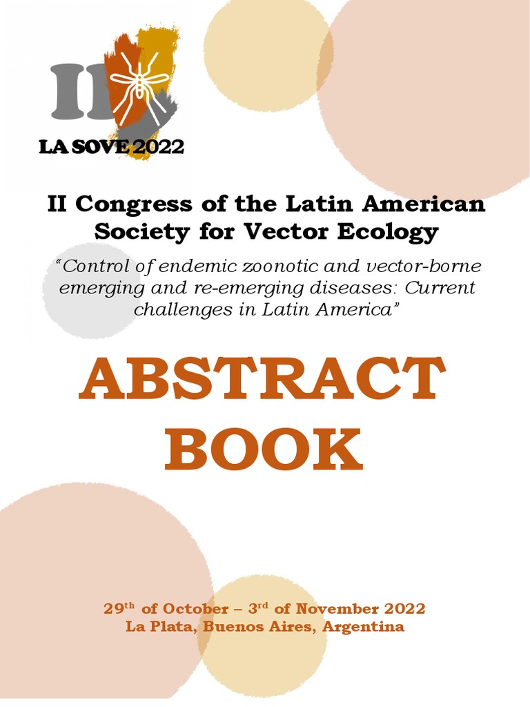 ABSTRACT BOOK LA SOVE 2022 - Final Version | PDF | Aedes Aegypti ...