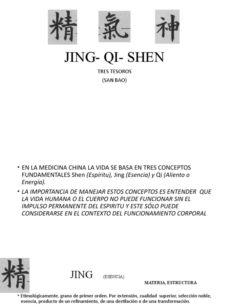 Tres Tesoros en Medicina China | PDF