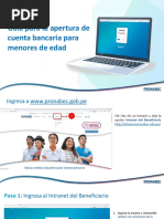 Manejo Del Intranet y Proceso de Apertura de Cuenta Bancaria | PDF | Bancos | Contraseña