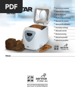 Neretva PE8866 Bread Machine Instruction Booklet | PDF | Breads | Dough