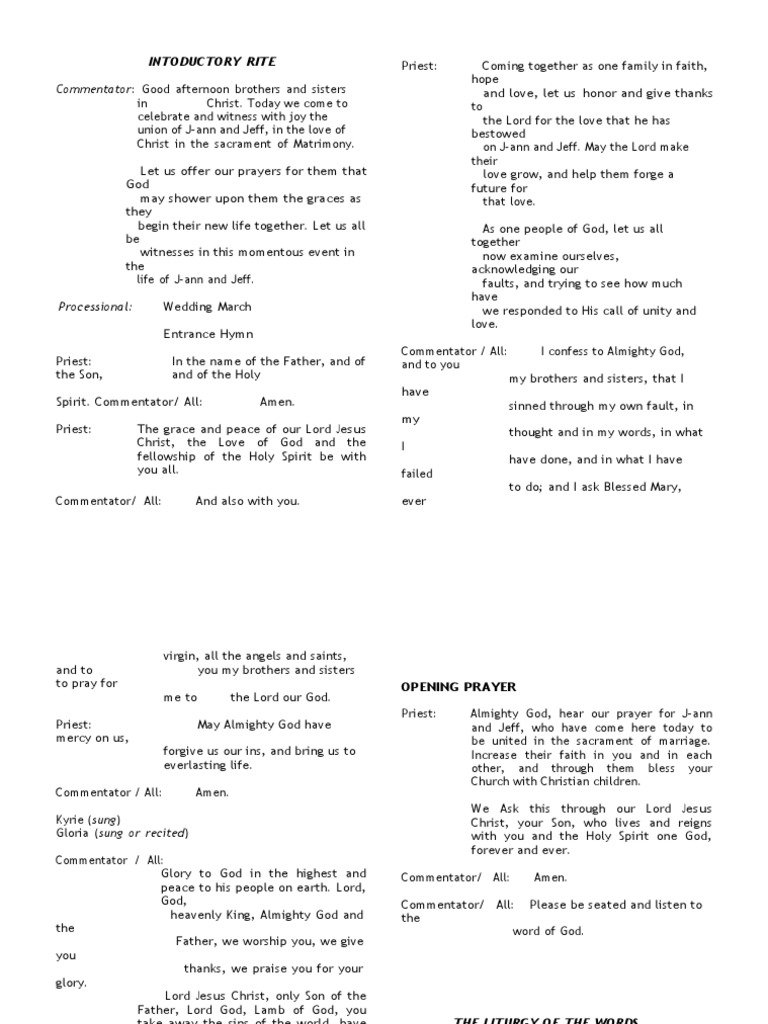 Alleluia, alleluia! All: Alleluia, alleluia! | PDF | God The Father ...