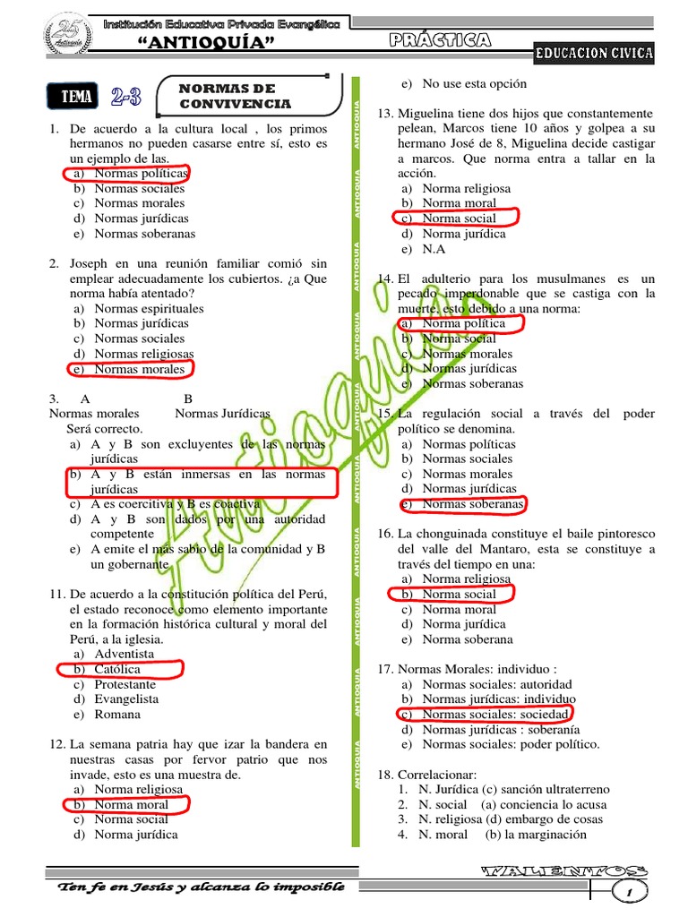 Sem 01-Tarea - Pre Intermedio A y B - Talentos - Civica | PDF | Etica Aplicada