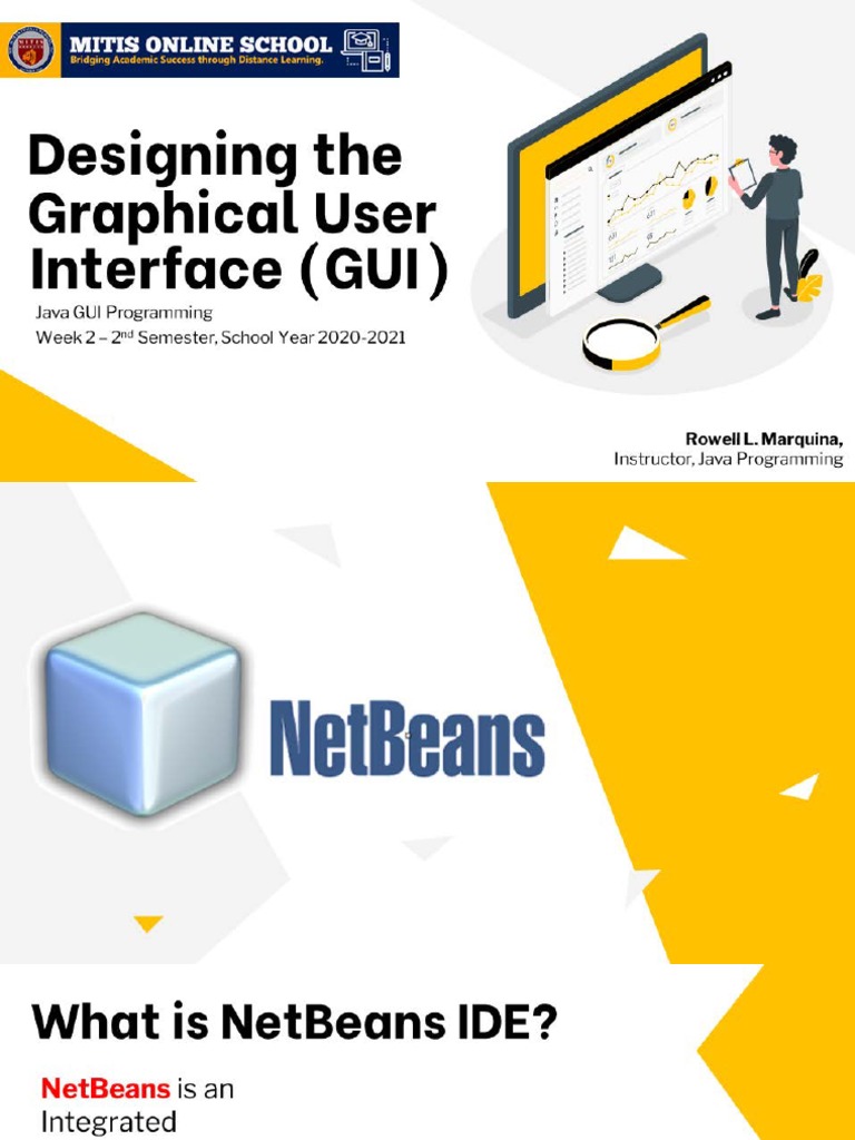 Lecture 2 Designing The Gui Pdf