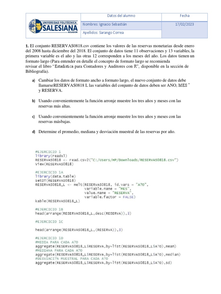 Sarango Ignacio ESTA U2 D7 | PDF | Informática