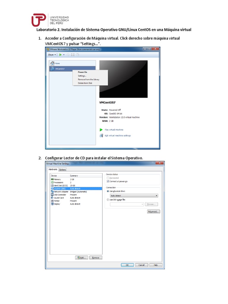 S01.s1-Lab1.2 Instalación de SO Linux Centos | PDF