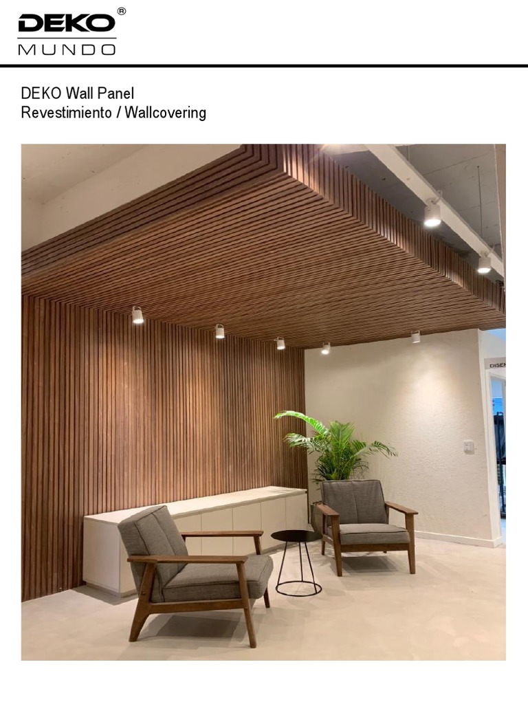 Catàlogo Deko Wall Panel | PDF | Materiales | Procesos industriales