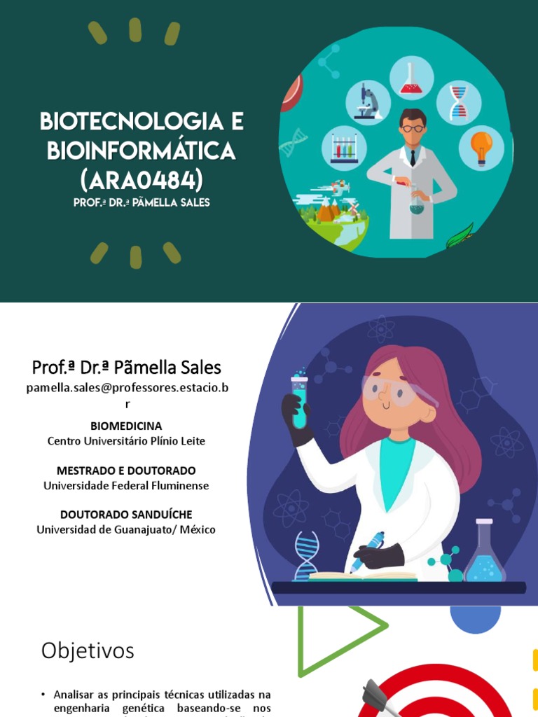 Biotec_e_Bioinf_Aula_1_-_Apresentacao | PDF | Biotecnologia | Genética
