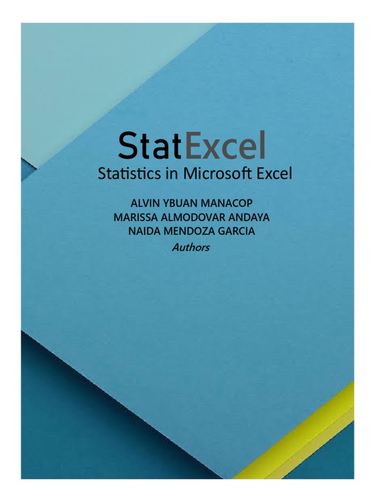 Excel: Statistics in Microsoft Excel | PDF
