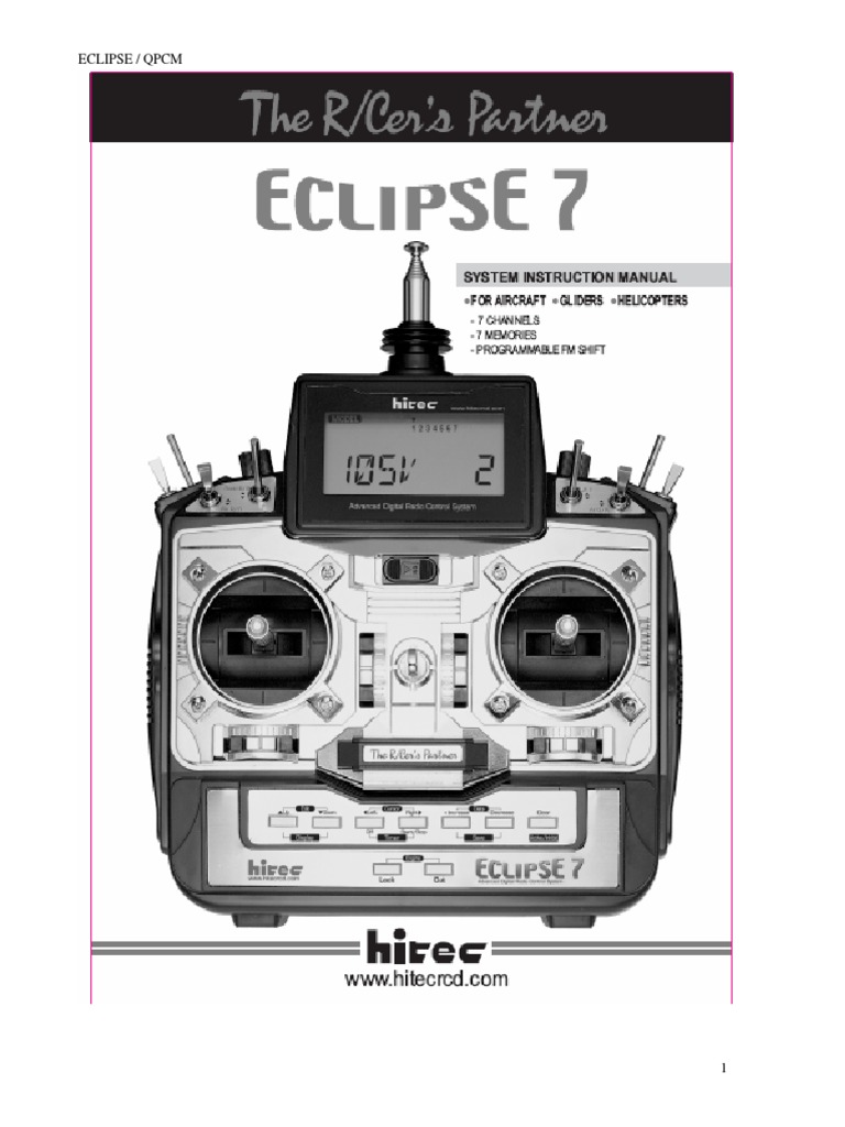 Hitec ECLIPSE - 7 Es | PDF