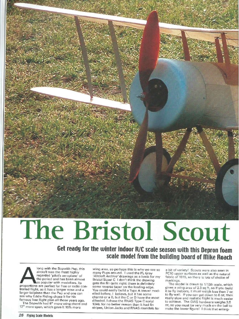 Bristol Scout C Foam Oz9800 Article | PDF