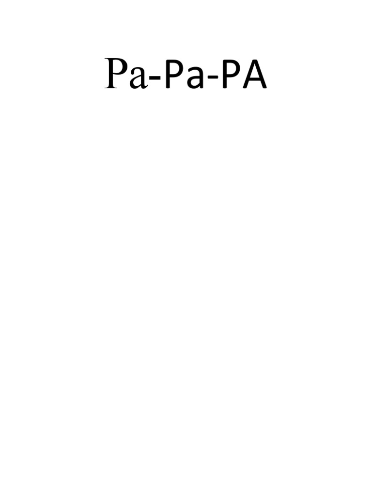 Pa Pa PA | PDF