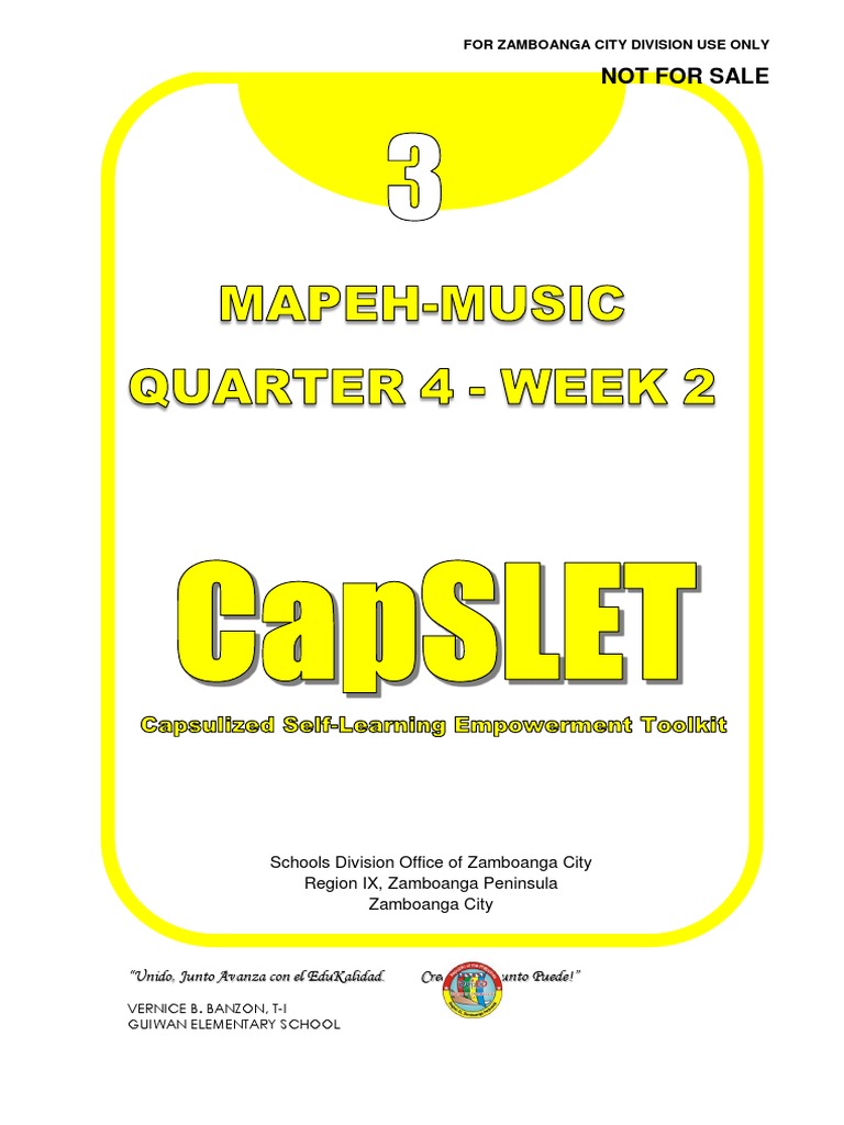 Music3 Q4 W2 | Download Free PDF | Behavior Modification | Learning