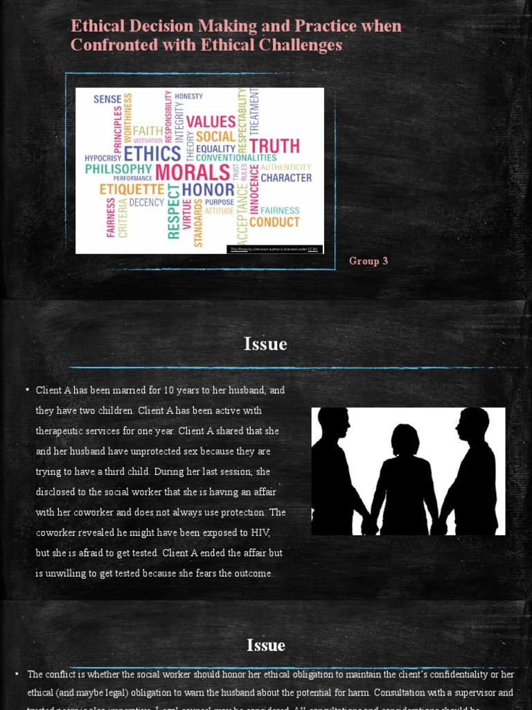 Ethical Dilemma Presentation - Group 4 | PDF