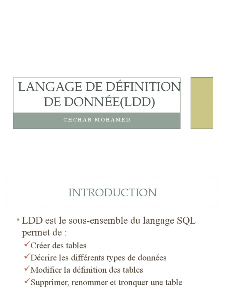SQL LDD | PDF | SQL | Microsoft SQL Server