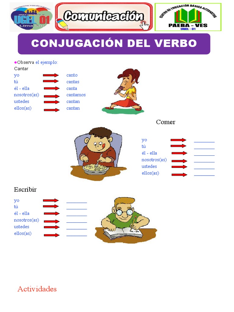 Como Se Conjuga El Verbo | PDF | Verbo | Tipología Lingüística