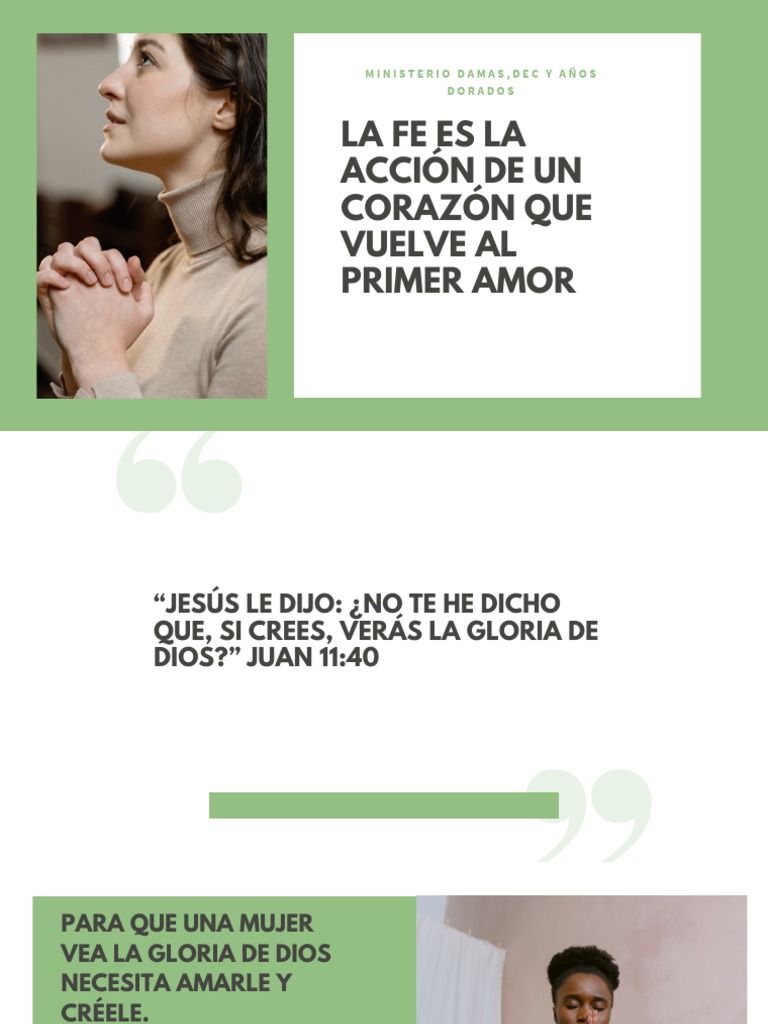 Tema 2 LA FE ES ACCION Diapositiva | PDF