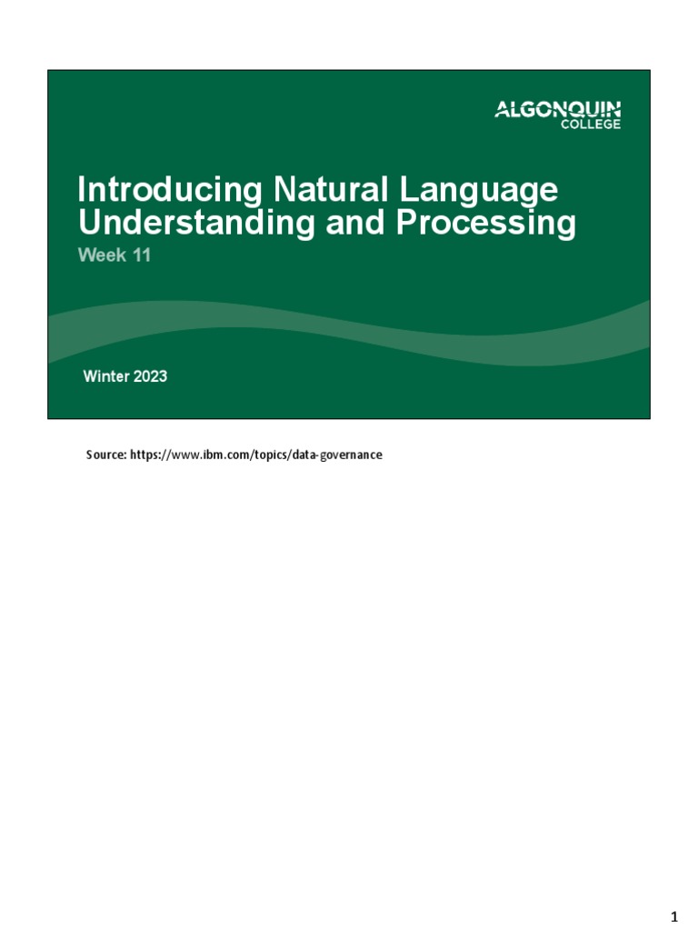 Introducing Natural Language Processing | PDF | Machine Learning ...
