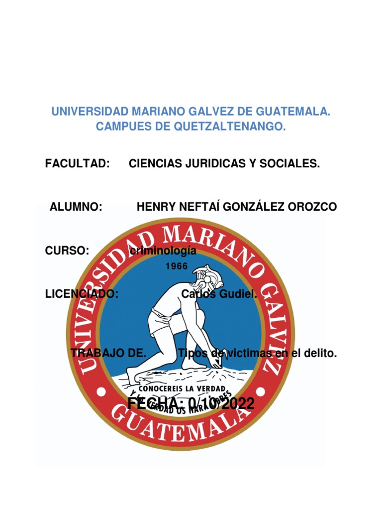 Universidad Mariano Galvez de Guatemala | PDF