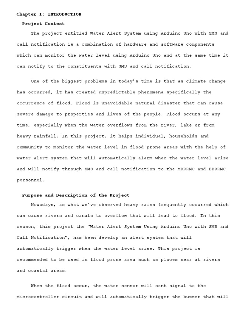 Assignment No.3 - Chapter 1 - Embedded Systems Project | PDF | Flood | Computing