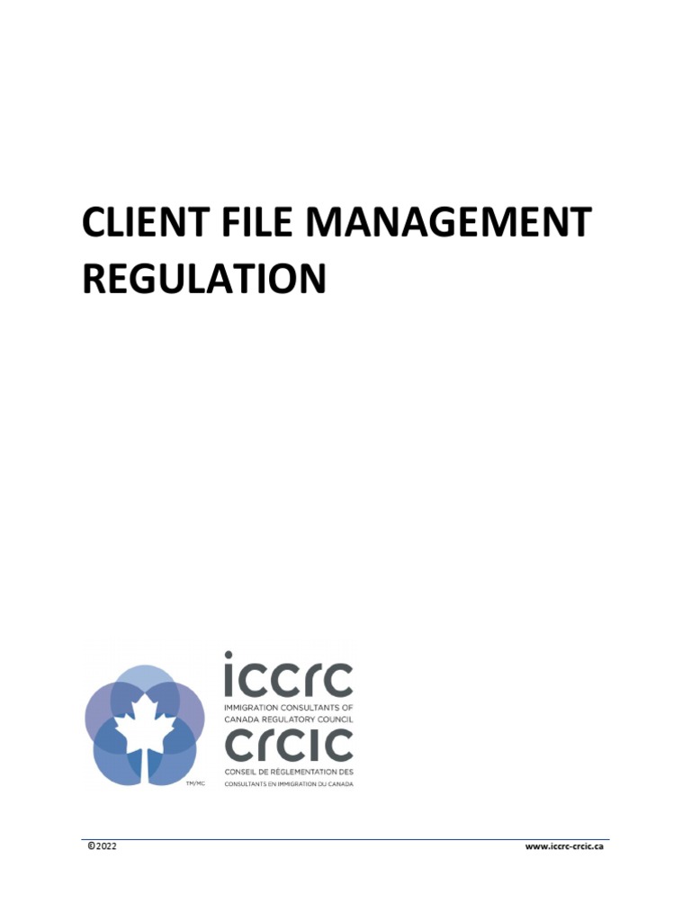 Client File Management Regulation 2021 | PDF | Confidentiality | Justice