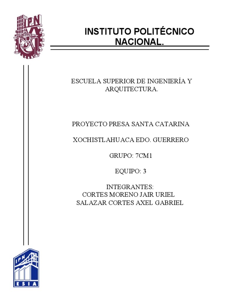 Proyecto Obras Hidraulicas | PDF | México | Ciencias de la Tierra