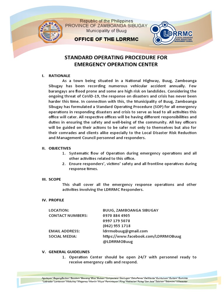 SOP On Rescue Operations | PDF | Emergency | Safety