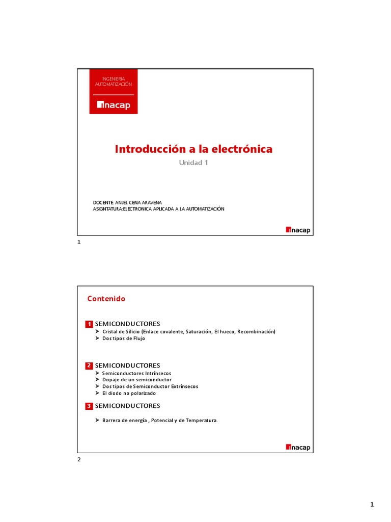Clase 2 Electronica Aplicada | PDF | Semiconductores | Dopaje (semiconductor)