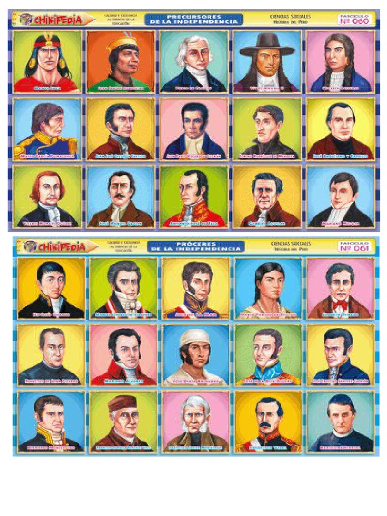 Proceres y Precursores Del Peru | PDF