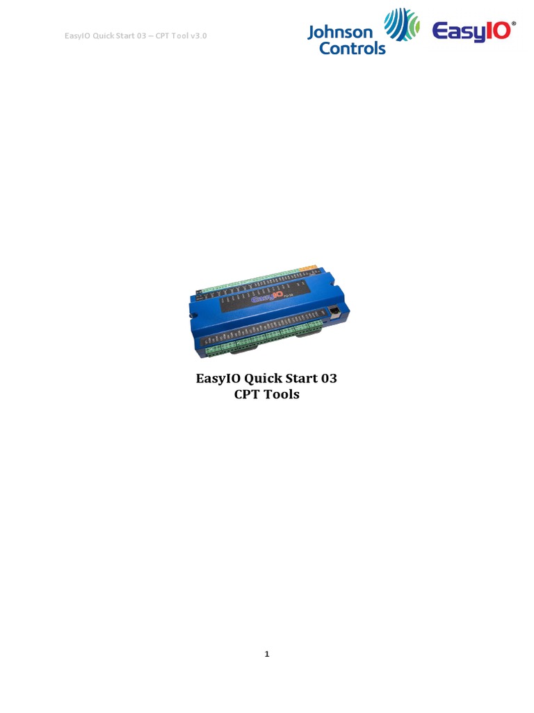 Easyio Quick Start 03 - CPT Tool V3.0 | PDF | Icon (Computing ...