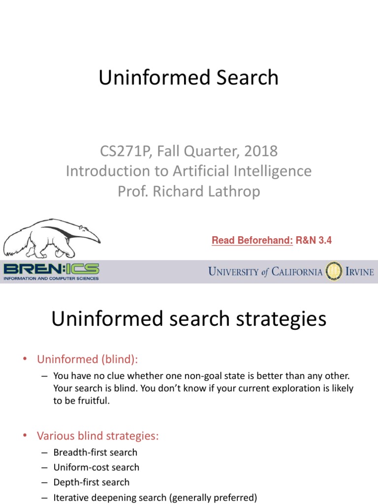 chap_3_b_Uninformed_Search | PDF | Computer Science | Computing