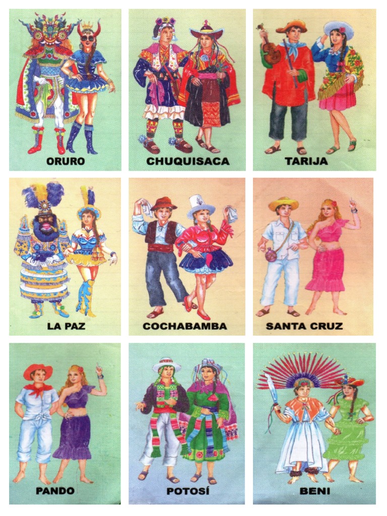 Trajes Tipicos de Bolivia en Una Hoja | PDF Trajes Tipicos de Bolivia en Una Hoja | PDF