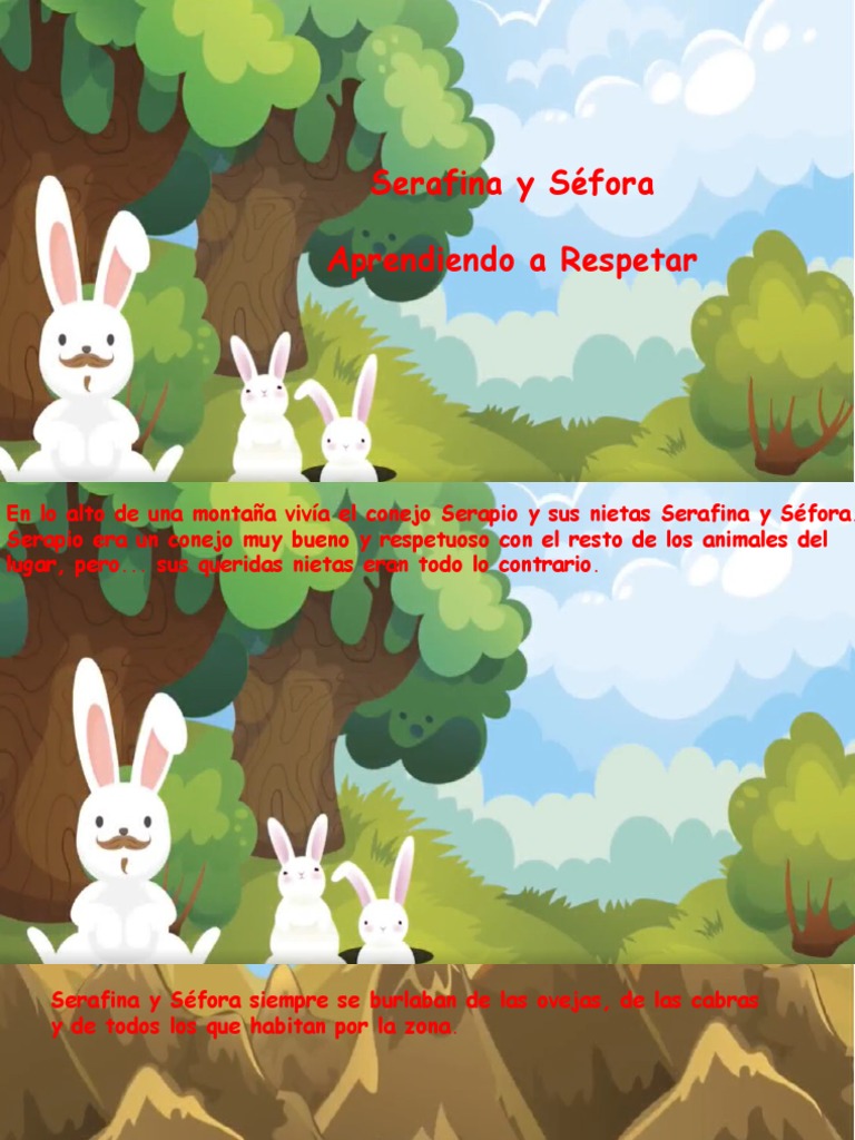 Cuento Sobre El Respeto Josefina Y Séfora Pdf