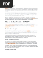 HACCP Multiple Choice Questions | PDF | Hazard Analysis And Critical ...