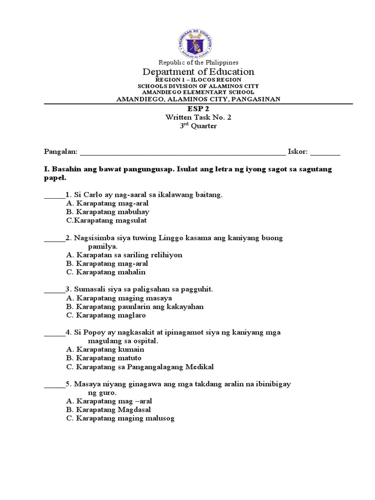 WW q3 Week 3&4 | PDF